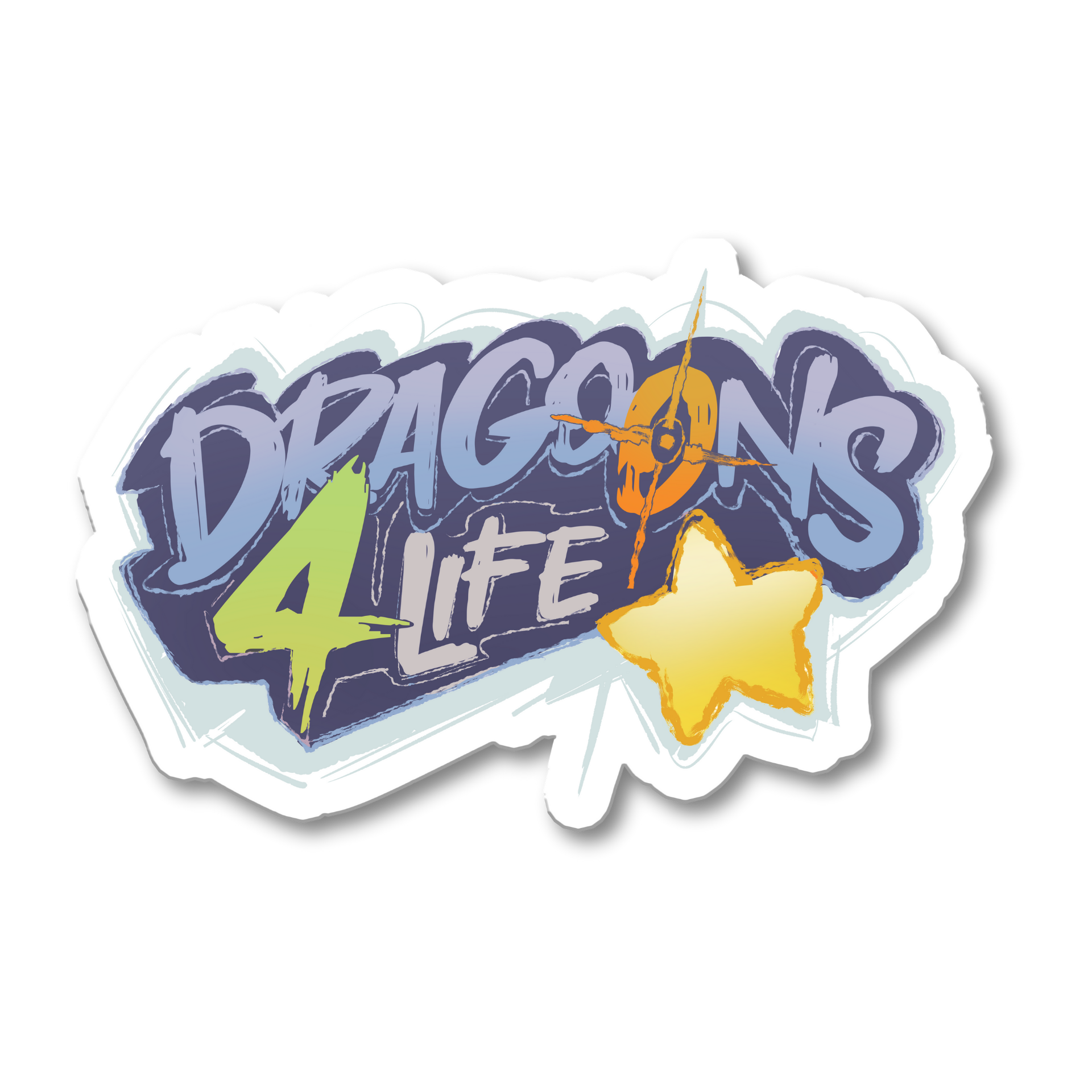 Dragoons 4 Life Sticker – Dokimerch